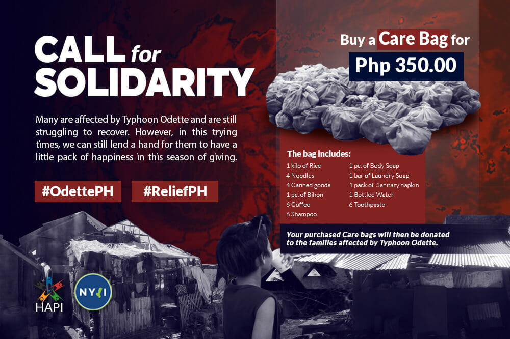 A Call for Solidarity by HAPI-Bacolod amidst Typhoon Odette (Rai)